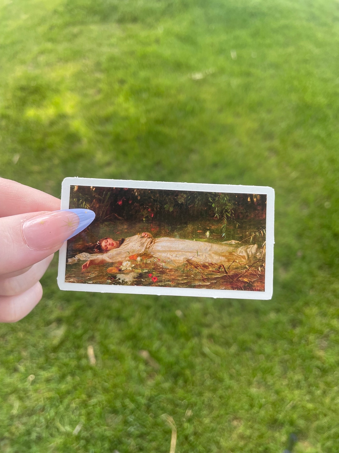 Ophelia Sticker, Waterproof Vinyl Sticker, Preraphaelite Art by ...