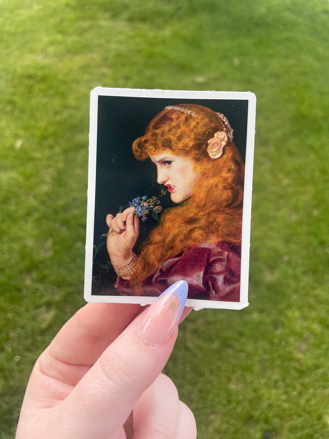 Loves Shadow Sticker, Painting by Frederick Sandys - Etsy