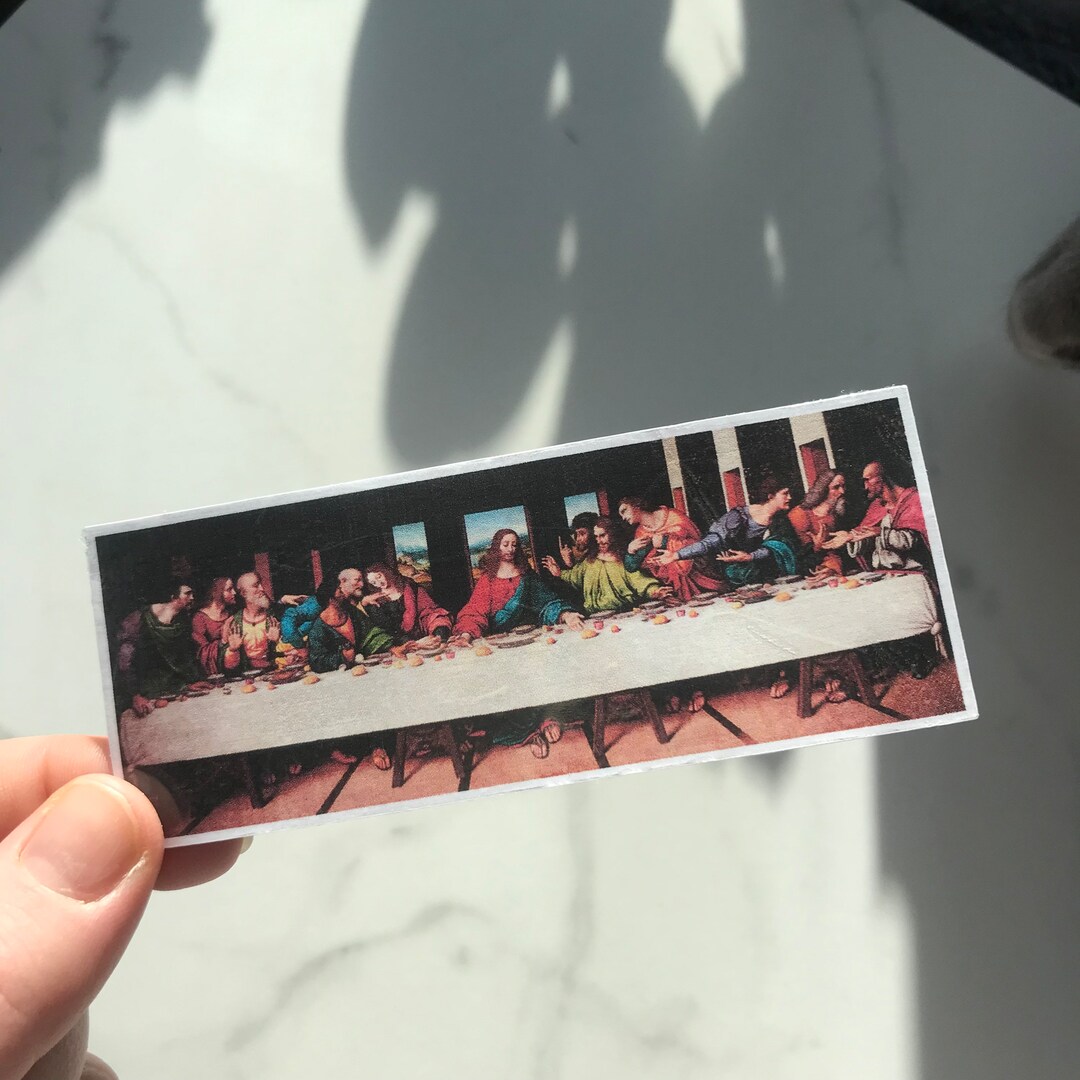 The Last Supper, Waterproof Vinyl Sticker, Renaissance Art Painting by ...