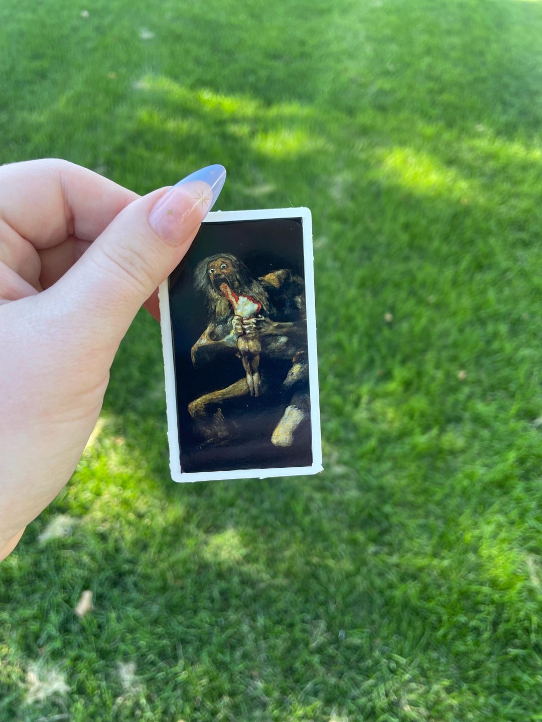 Saturn Devouring His Son, Waterproof Vinyl Sticker, Fine Art by ...