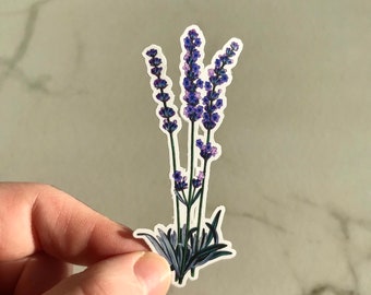 Lavender Stamp Sticker stamp Sticker Stickers for Hydroflask flower ...