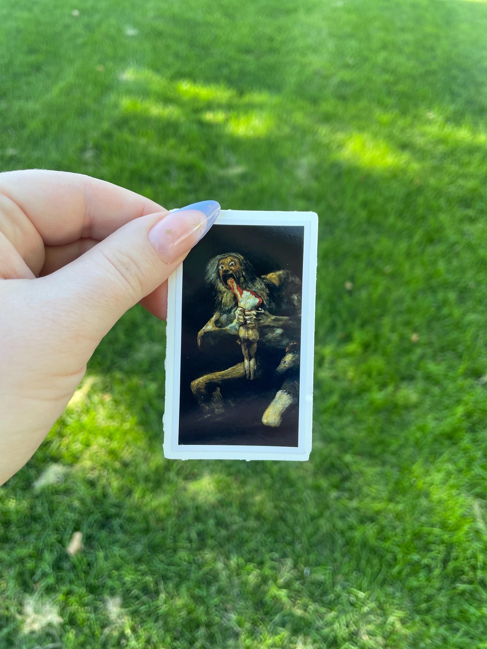 Saturn Devouring His Son, Waterproof Vinyl Sticker, Fine Art by ...
