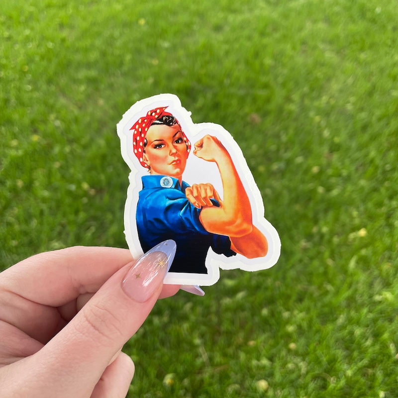 Vinyl Rosie Sticker - Etsy