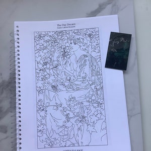 20 Pre-raphaelite Coloring Pages- Printable Adult Coloring Book - Etsy