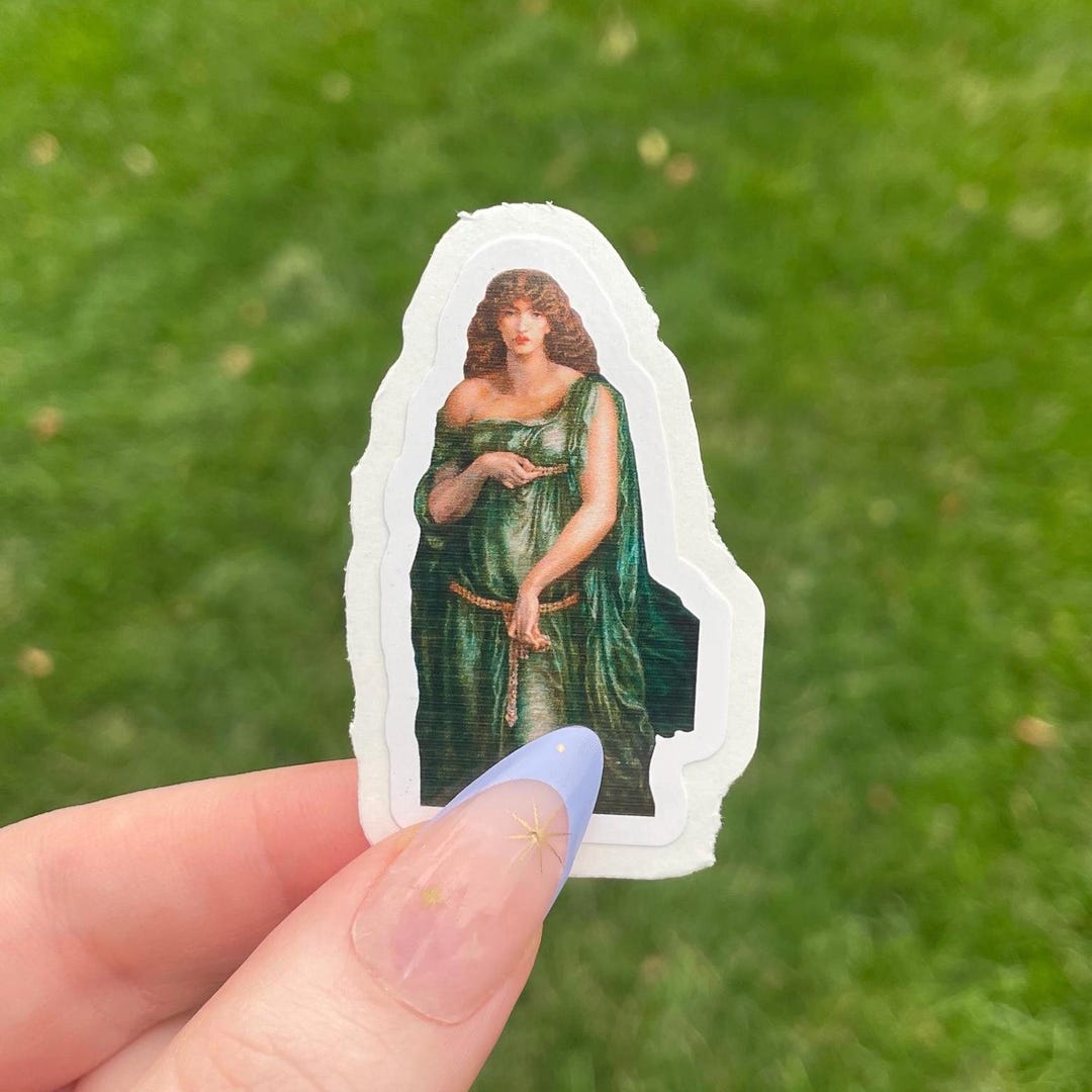 Astarte Syriaca, Waterproof Vinyl Sticker, Painting by Dante Gabriel ...