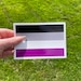 Asexual Flag, Waterproof Vinyl Sticker - Etsy