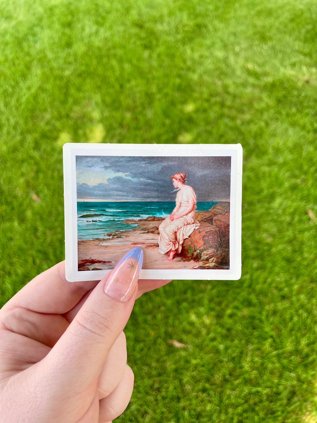 Miranda, Waterproof Vinyl Sticker, Pre-raphaelite Painting by John ...