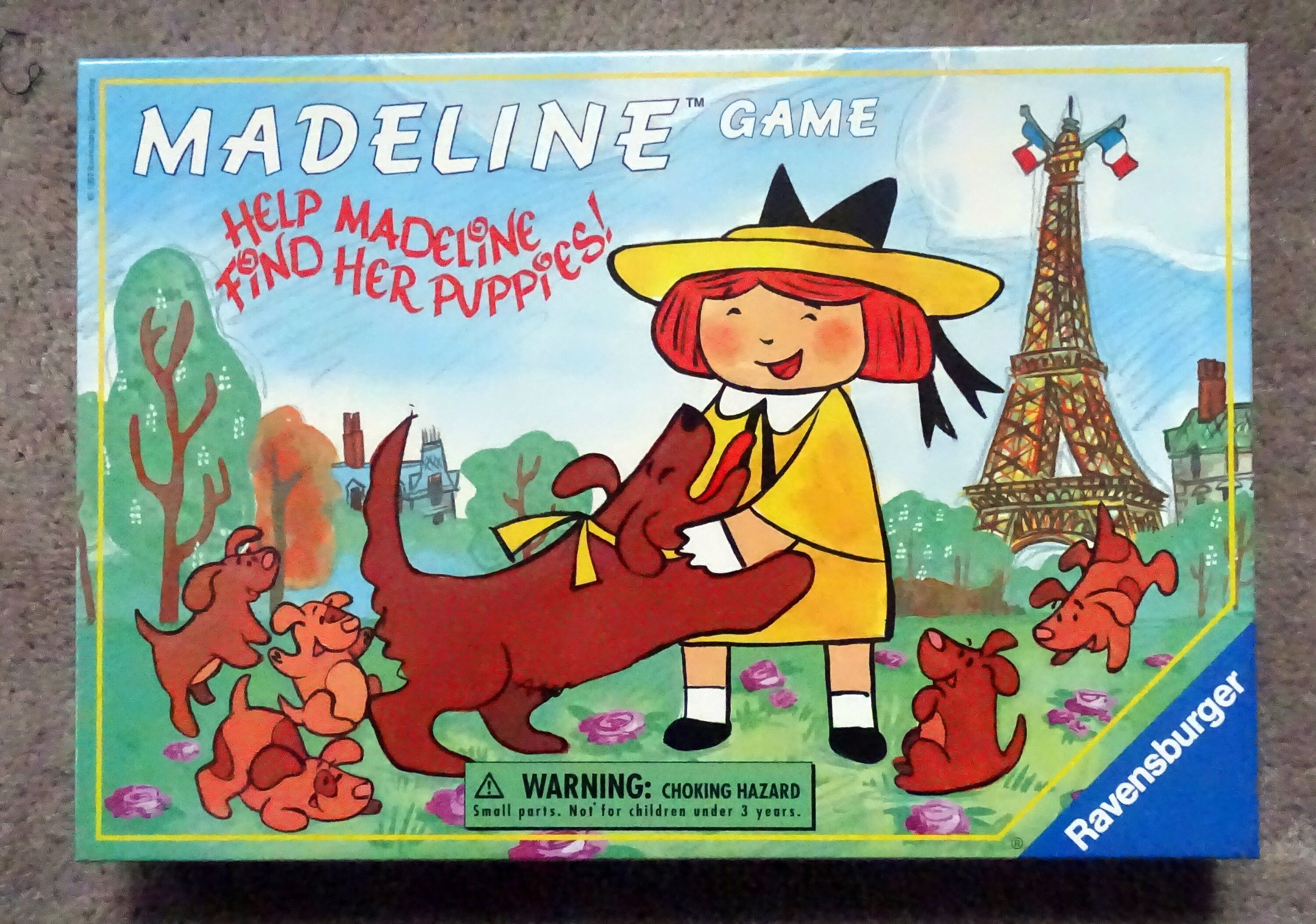 Madeline Memory Board Game, for 2 to 4 Players Ages 4 to 8 New Old ...