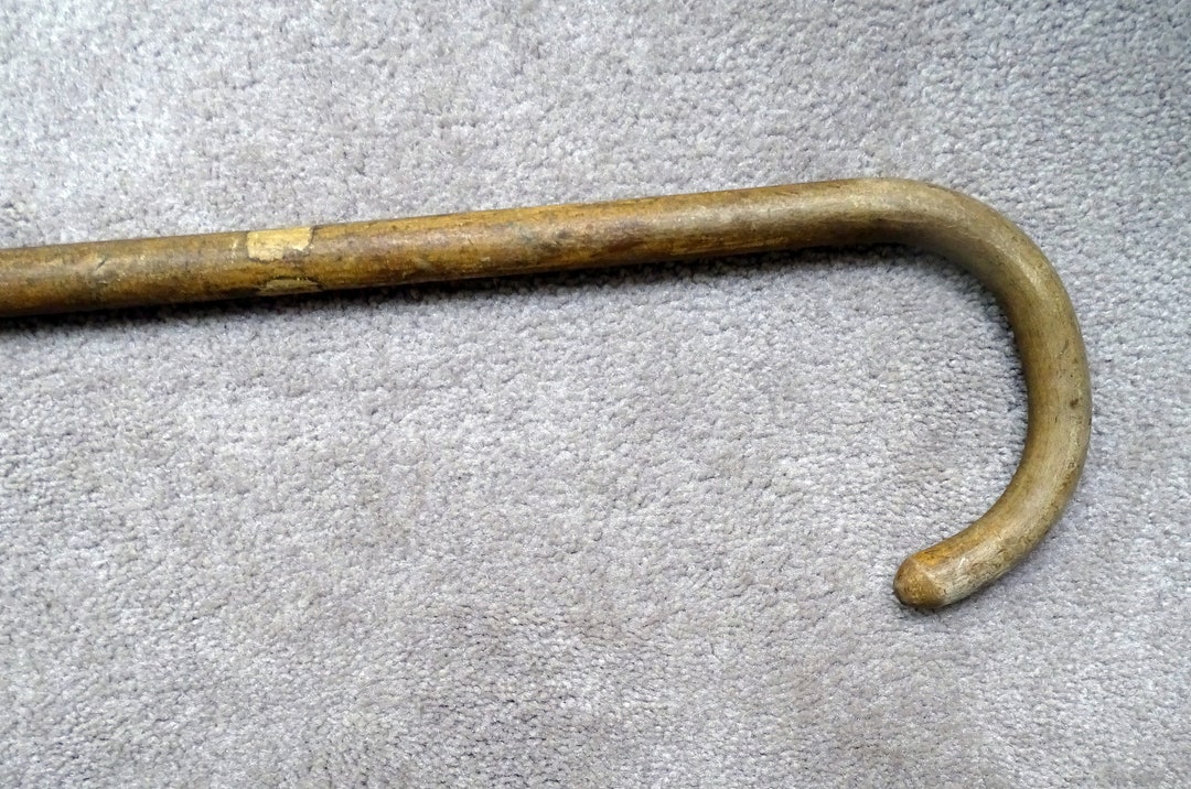 Vintage Bentwood Cane Walking Stick Weathered Patina 35 Length - Etsy