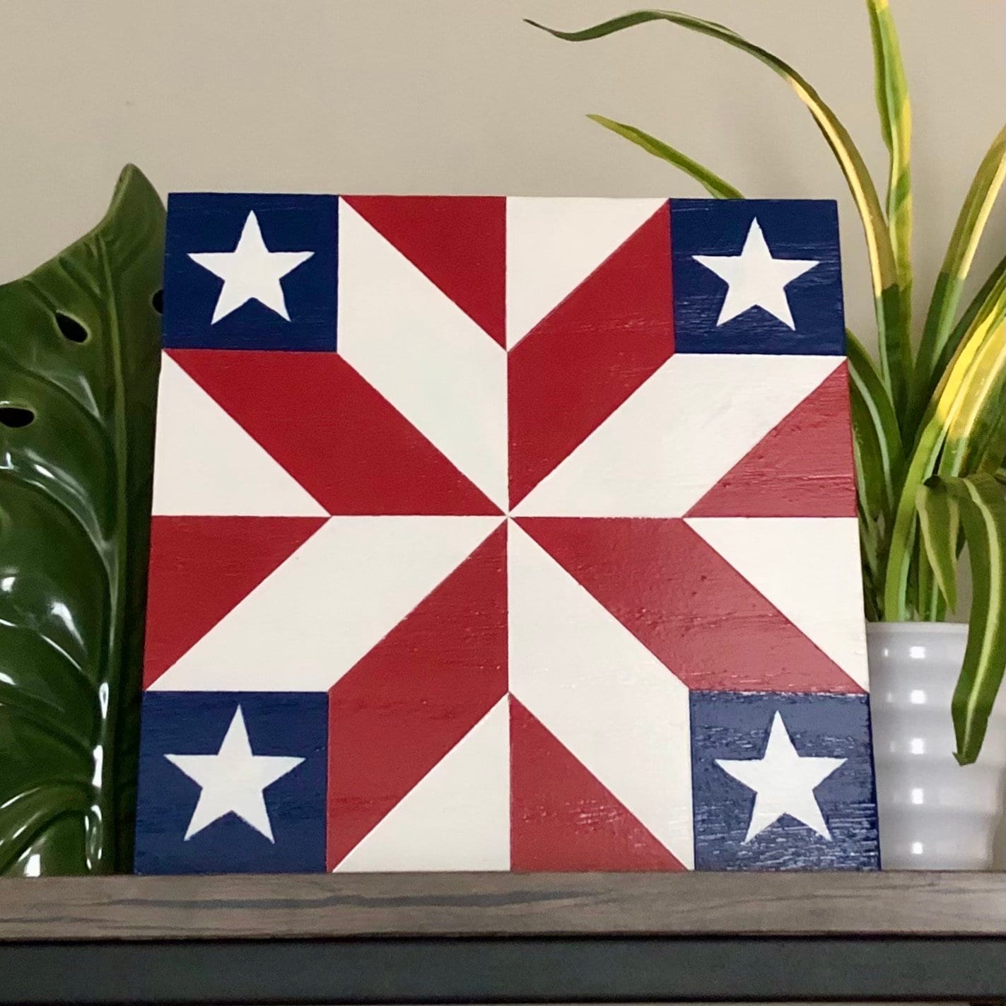 Mini Barn Quilt 8 X 8 Inches Americana Indoor/outdoor - Etsy