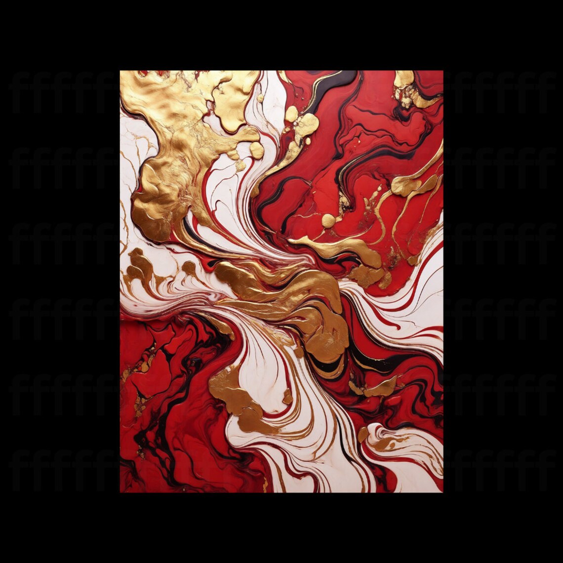 PSD Texture, Red, Black and Gold Marble Texture, Digital Papers, Stone ...