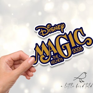 Cruise Ship Logo Door Magnet | Personalised With Date and Name | Wish ...
