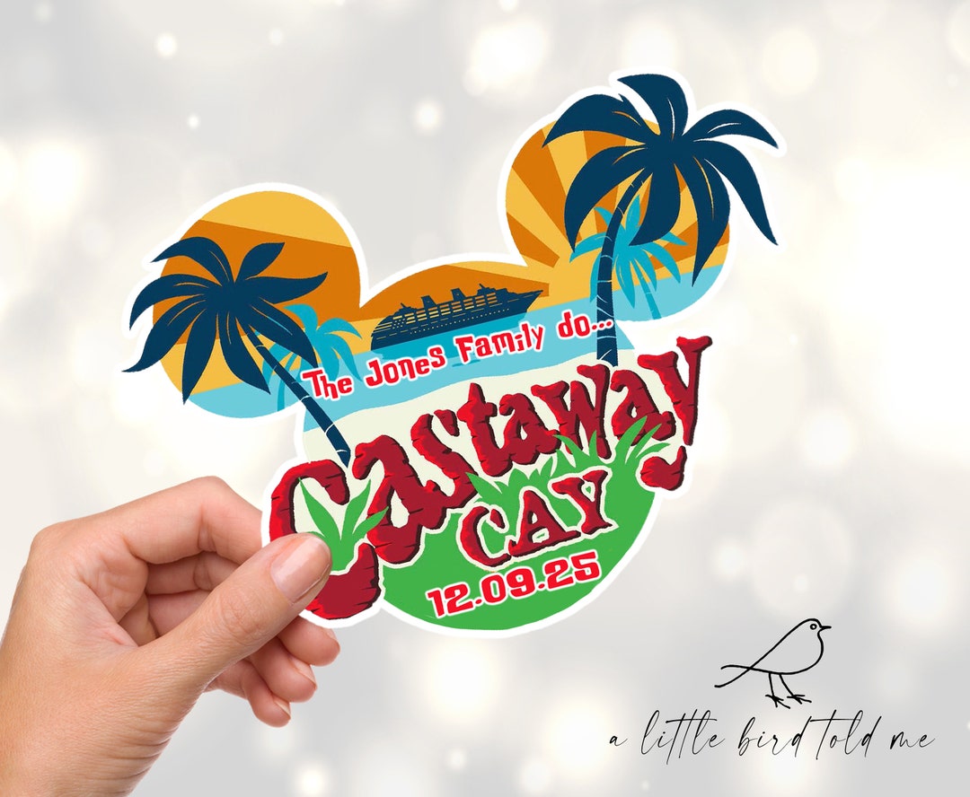 Castaway Cay Disney Cruise Line Door Magnet Wish Dream Wonder Fantasy ...