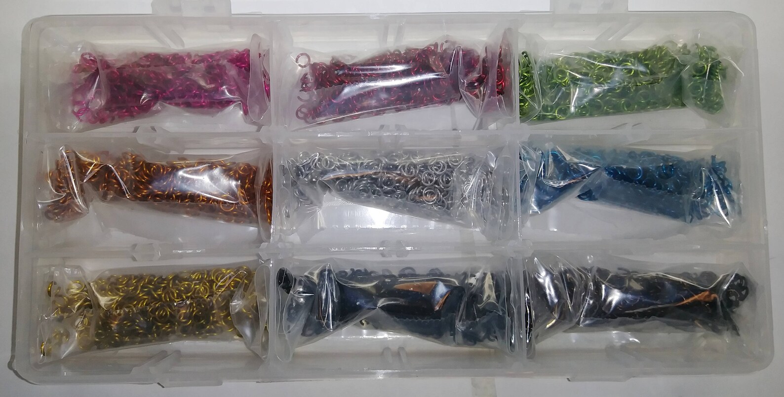 Jeweler Starter Kit JUMP RINGS Anodized Aluminum 1/8 20g American ...
