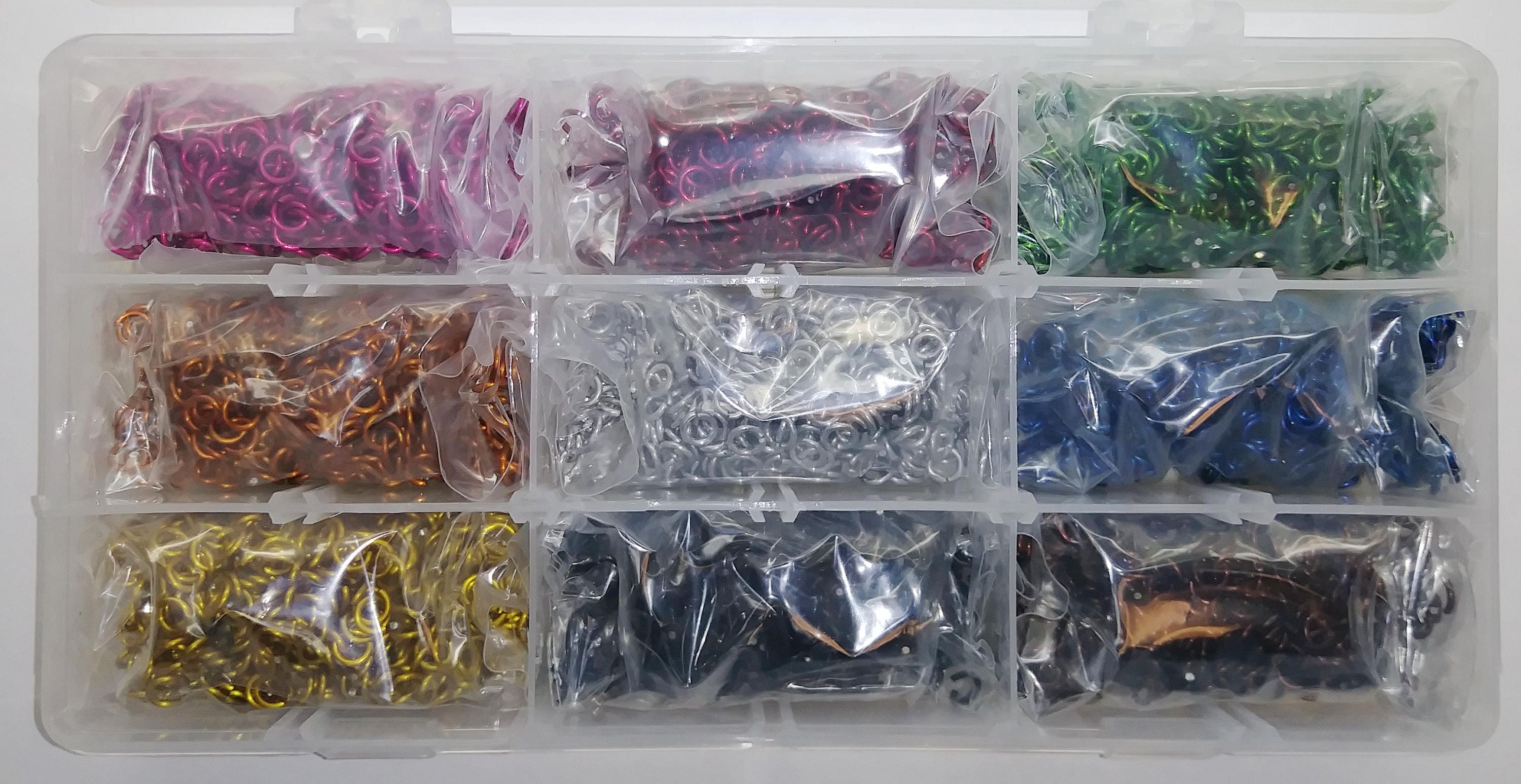 Jeweler Starter Kit JUMP RINGS Anodized Aluminum 5/32 18g American ...