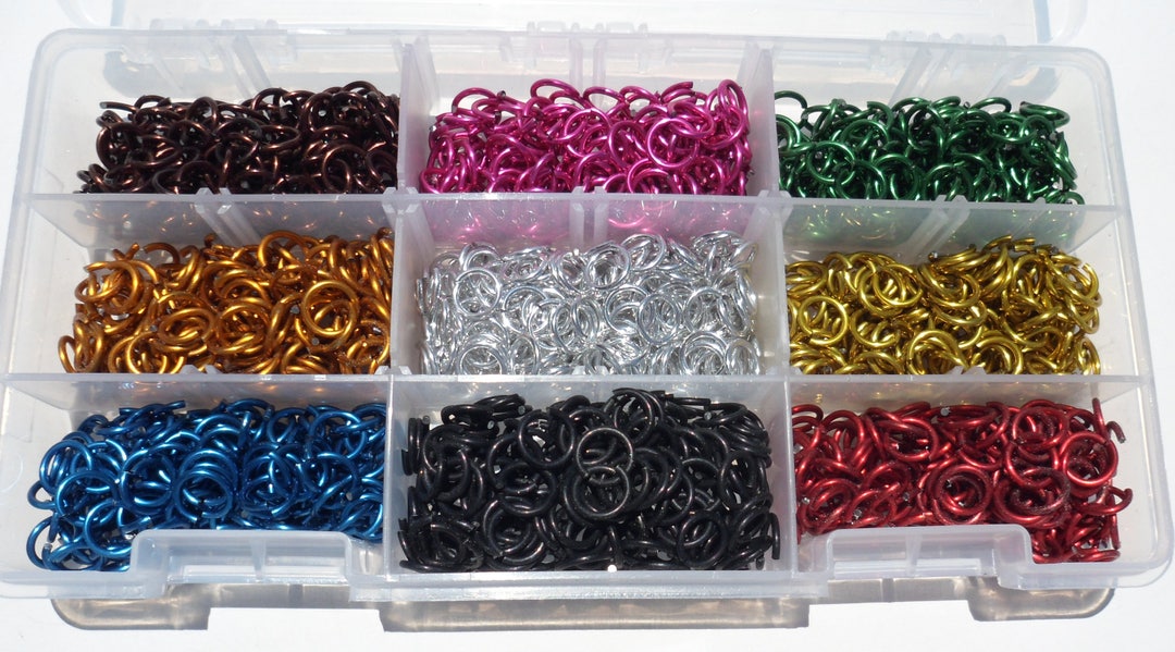 Jeweler Starter Kit JUMP RINGS Anodized Aluminum 5/16 16g American ...