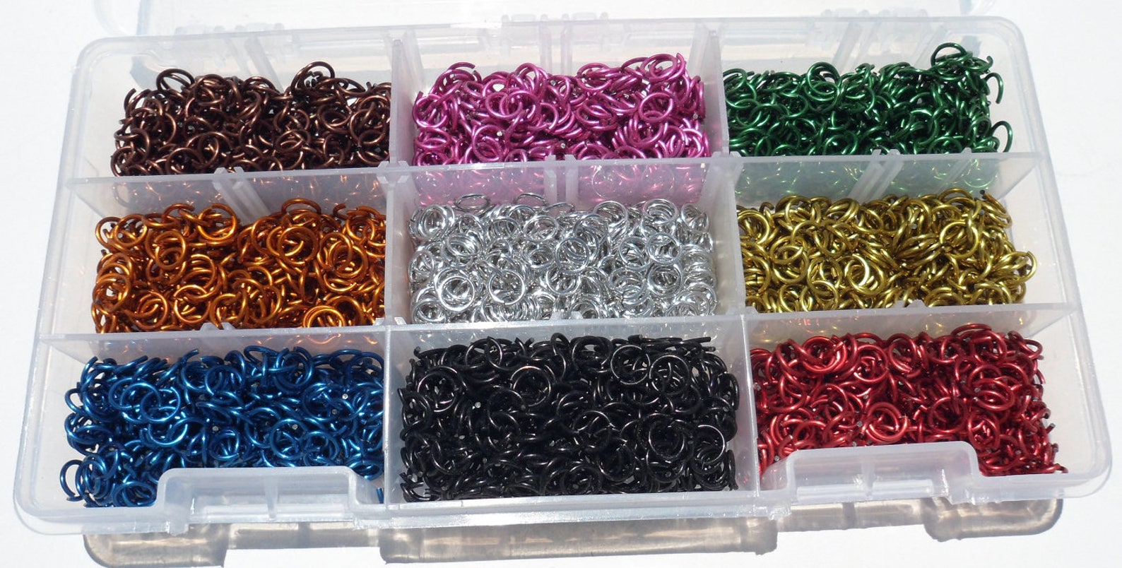 Jeweler Starter Kit JUMP RINGS Anodized Aluminum 1/4 18g American ...