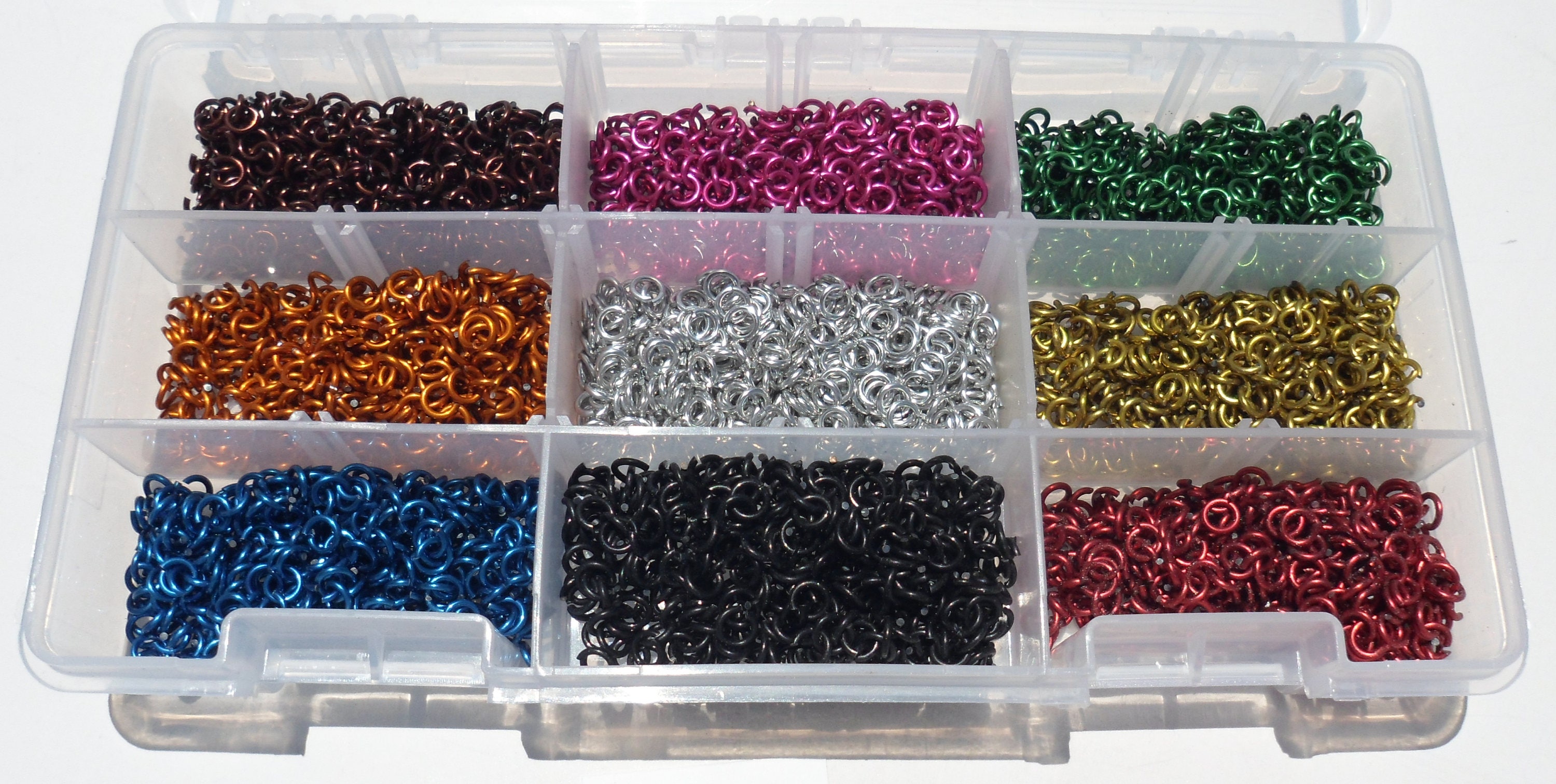 Jeweler Starter Kit JUMP RINGS Anodized Aluminum 5/32 18g American ...