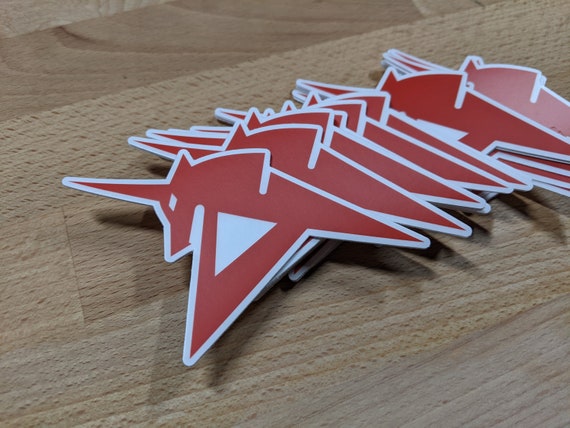 Gundam Decal: Amuro Ray Clear Logo Sticker 2 Pack | Etsy