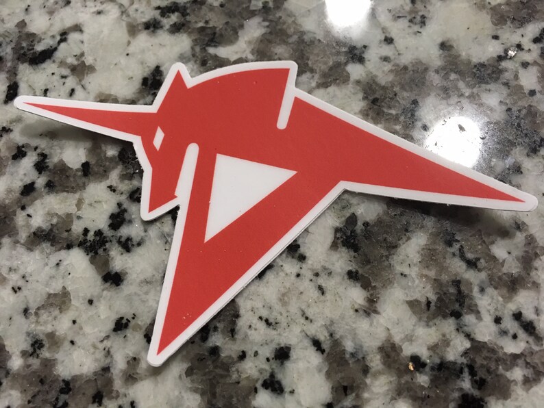 Gundam Decal: Amuro Ray Logo Sticker 2 Pack | Etsy