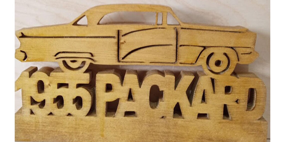 1955 Packard Wooden Handcrafted Plaque - Etsy