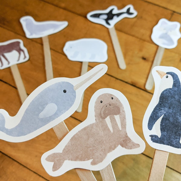 Polar Animals - Etsy