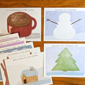 Winter Play Dough Mats, Printable Modeling Dough Pages, Kids Snowman ...