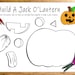 Jack O'lantern Printable Craft, Indoor Preschool Activity, Kids ...