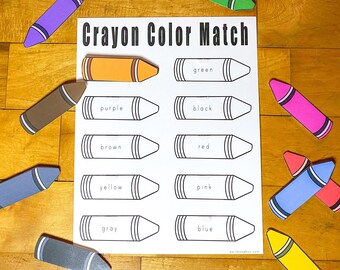 Crayon Color Match - Etsy