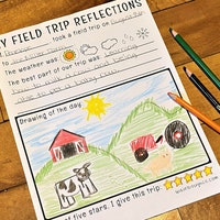 Field Trip Reflection Map - Etsy