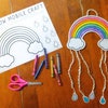 God's Promises Rainbow Fan Craft Printable for Kids Sunday School Bible ...