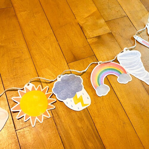 Weather Banner Printable Classroom Decor Homeschool - Etsy
