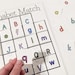 Letter Matching Activity, Printable Alphabet Match, Educational Game ...