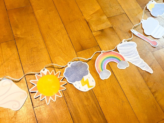 Weather Banner Printable Classroom Decor Homeschool | Etsy