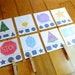 Shape Match Printable Flash Card Game, Clothespin Match Activity, Real ...