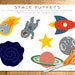 Space Puppets Craft Stick Printable Puppets Kids Pretend - Etsy