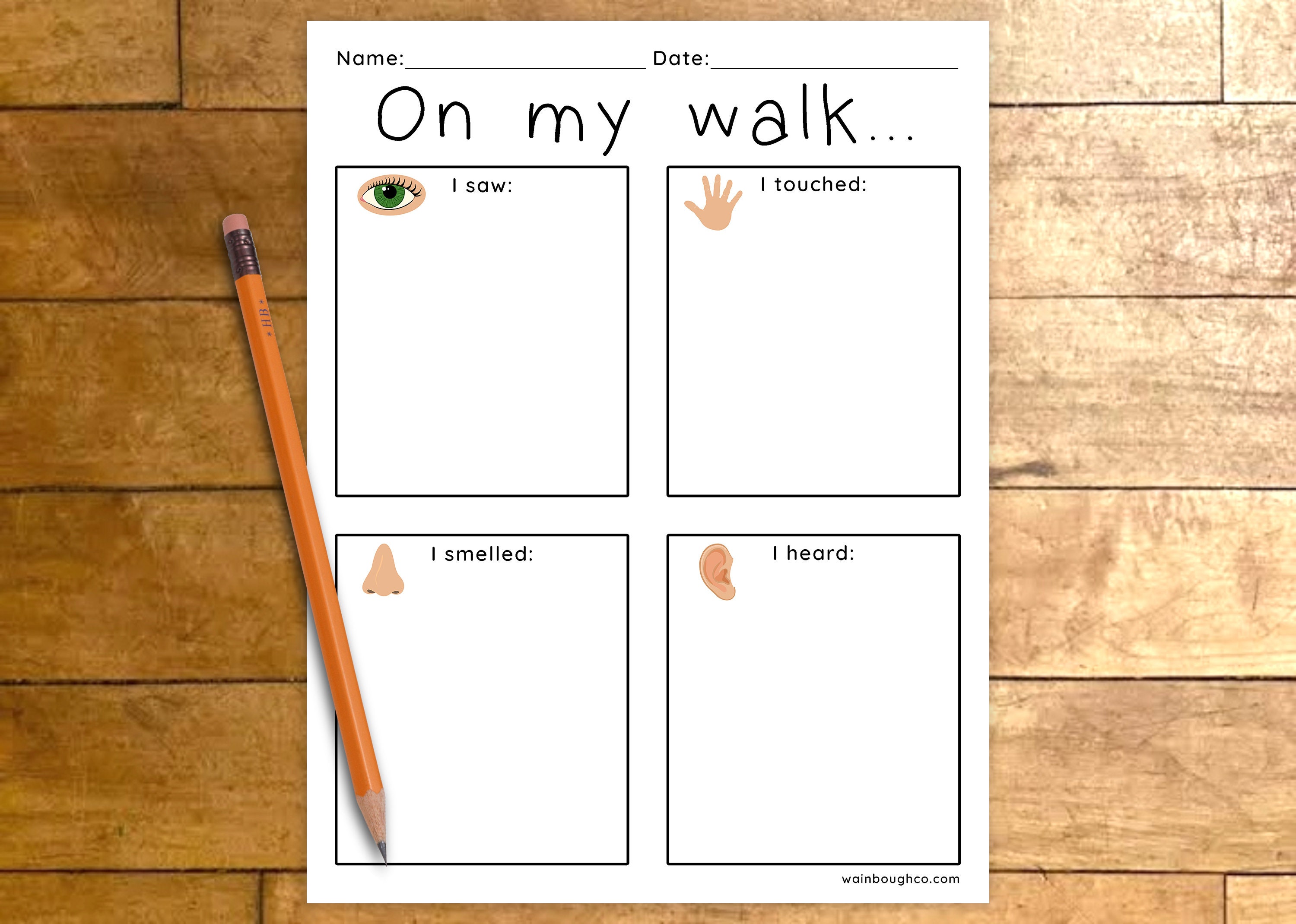 Nature Observations Journal Activity, Printable Teaching Resources ...