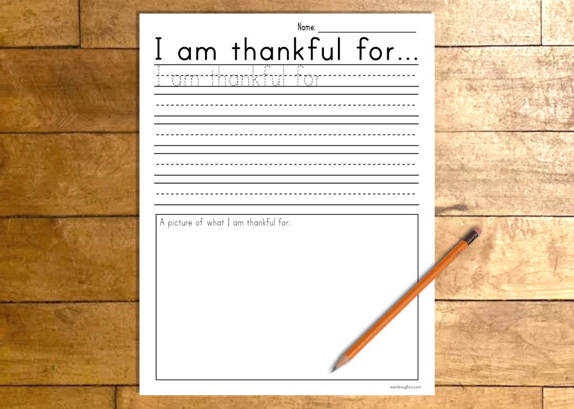 Gratitude Writing Prompt Bundle, 10 Printable Writing Activities ...