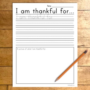 Gratitude Writing Prompt Bundle, 10 Printable Writing Activities ...