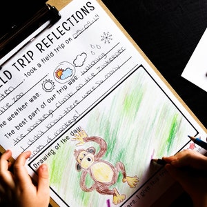 Field Trip Printable Reflections Activity, Homeschool Teacher Resources ...