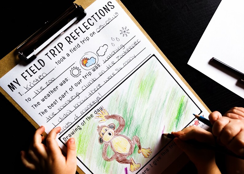 Field Trip Printable Reflections Activity, Homeschool Teacher Resources ...