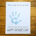 Father's Day Handprint Craft, Kid Gift for Dad, Printable Hand Craft ...