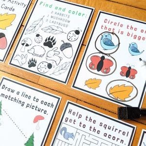 Woodland Printable Activity Bundle, Kid Activities, Preschool ...