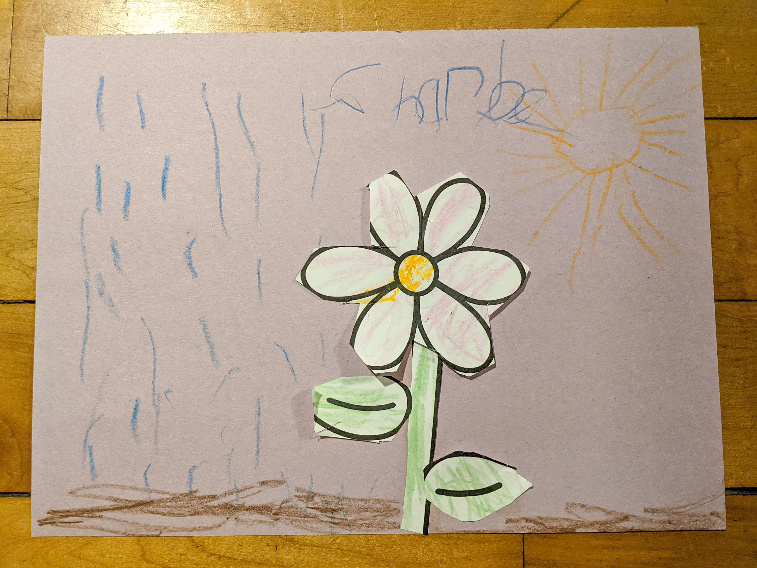 Build a Flower Printable Craft, Spring Paper Craft, Indoor Preschool ...