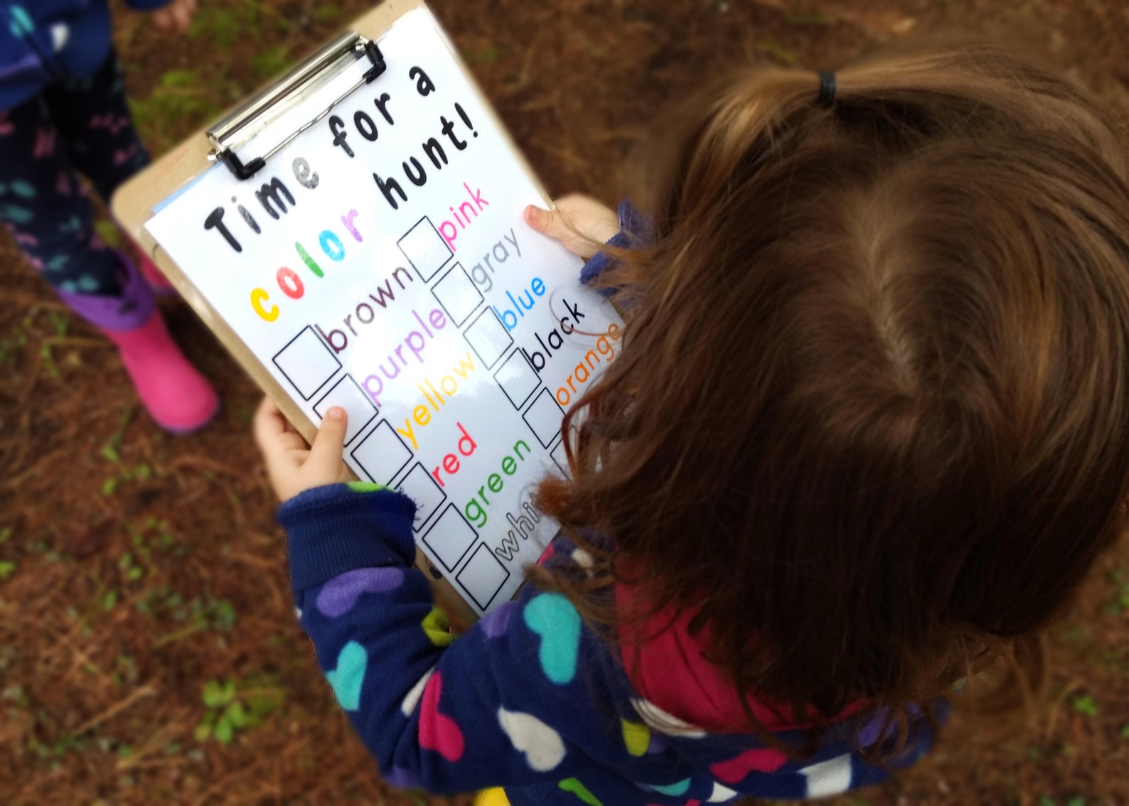 Printable Color Hunt Activity DIY Scavenger Hunt Rainbow - Etsy