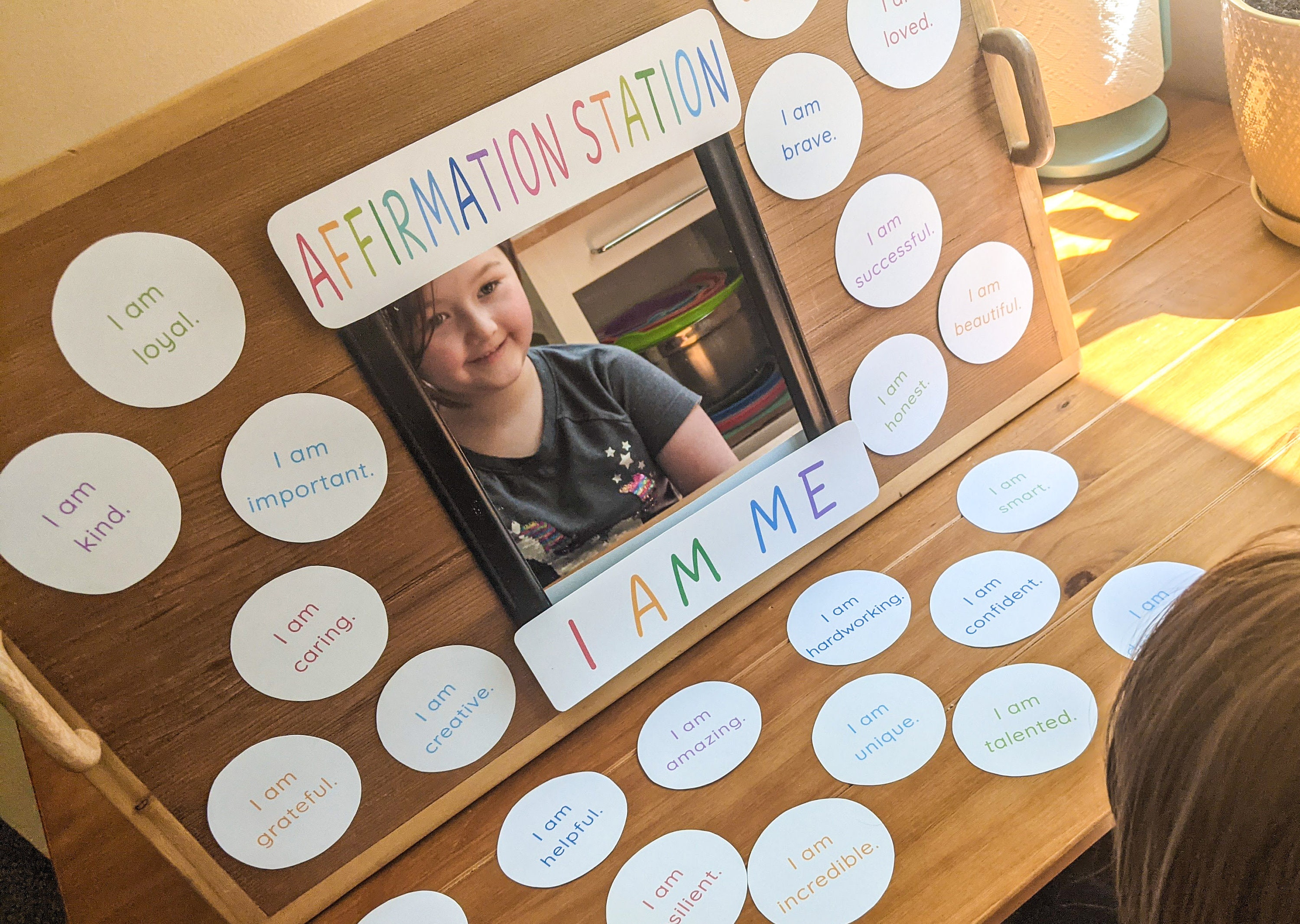 Positive Affirmation Station Affirmation Mirror Printable - Etsy UK