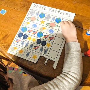 Space Printable Activity Bundle, Kid Activities, Preschool Educational ...