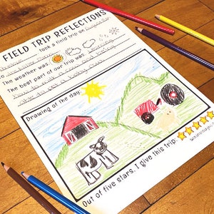 Field Trip Printable Reflections Activity, Homeschool Teacher Resources ...