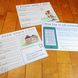 Life Skills Printable Activity Bundle, Educational Kids Journal Pages ...