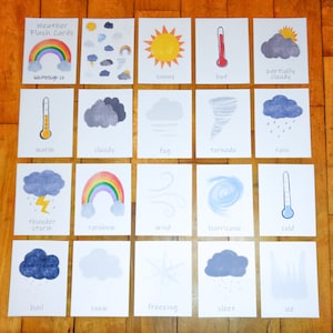 Weather Themed Printable Activity Package, Kids Educational Downloads ...